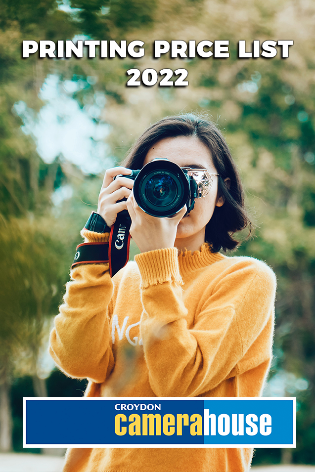 Printing Price List - Croydon Ringwood CameraHouse